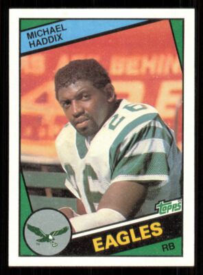 1984 Topps Michael Haddix RC Philadelphia Eagles #328 | eBay