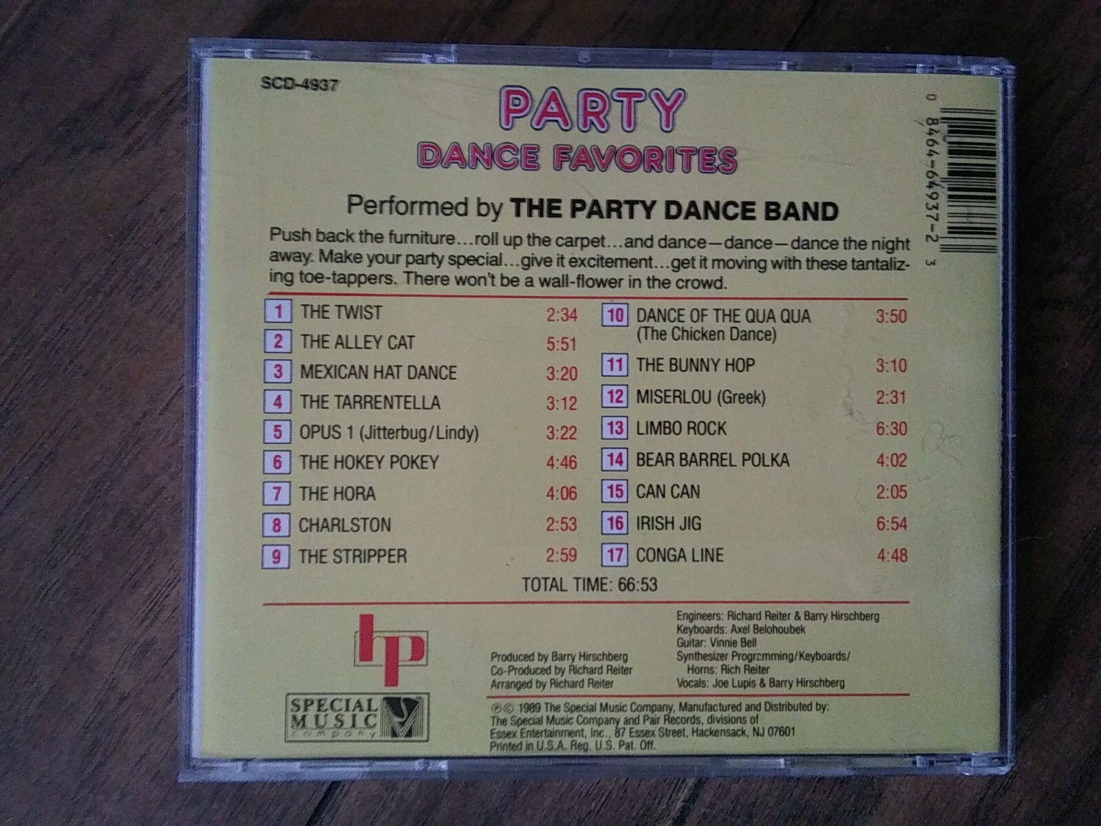 Party Dance Favorites - Party Dance Band (CD, 1989) 17 Tracks! 66:33 ...