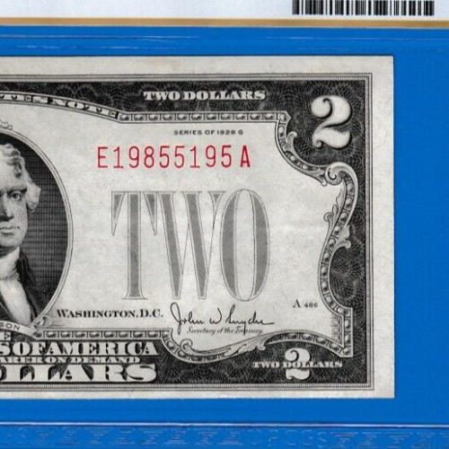 1928 G $2 LEGAL TENDER RED SEAL BIRTH YEAR Serial Number "1985" PCGS | eBay