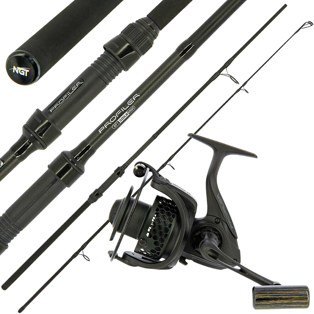 NGT 6ft 4ft Margin Stalker Rod With Reel Profiler Carbon Carp Fishing ...