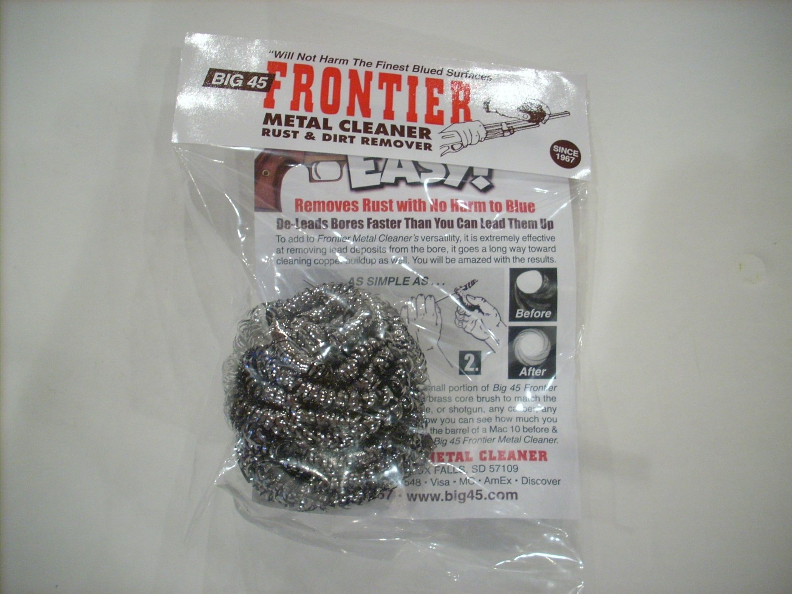 Big 45 Frontier Metal-Bore Cleaner Pads (select 1,2,3,4) | eBay
