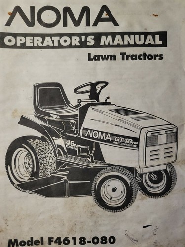 Noma 18 Hp Garden Tractor | Fasci Garden