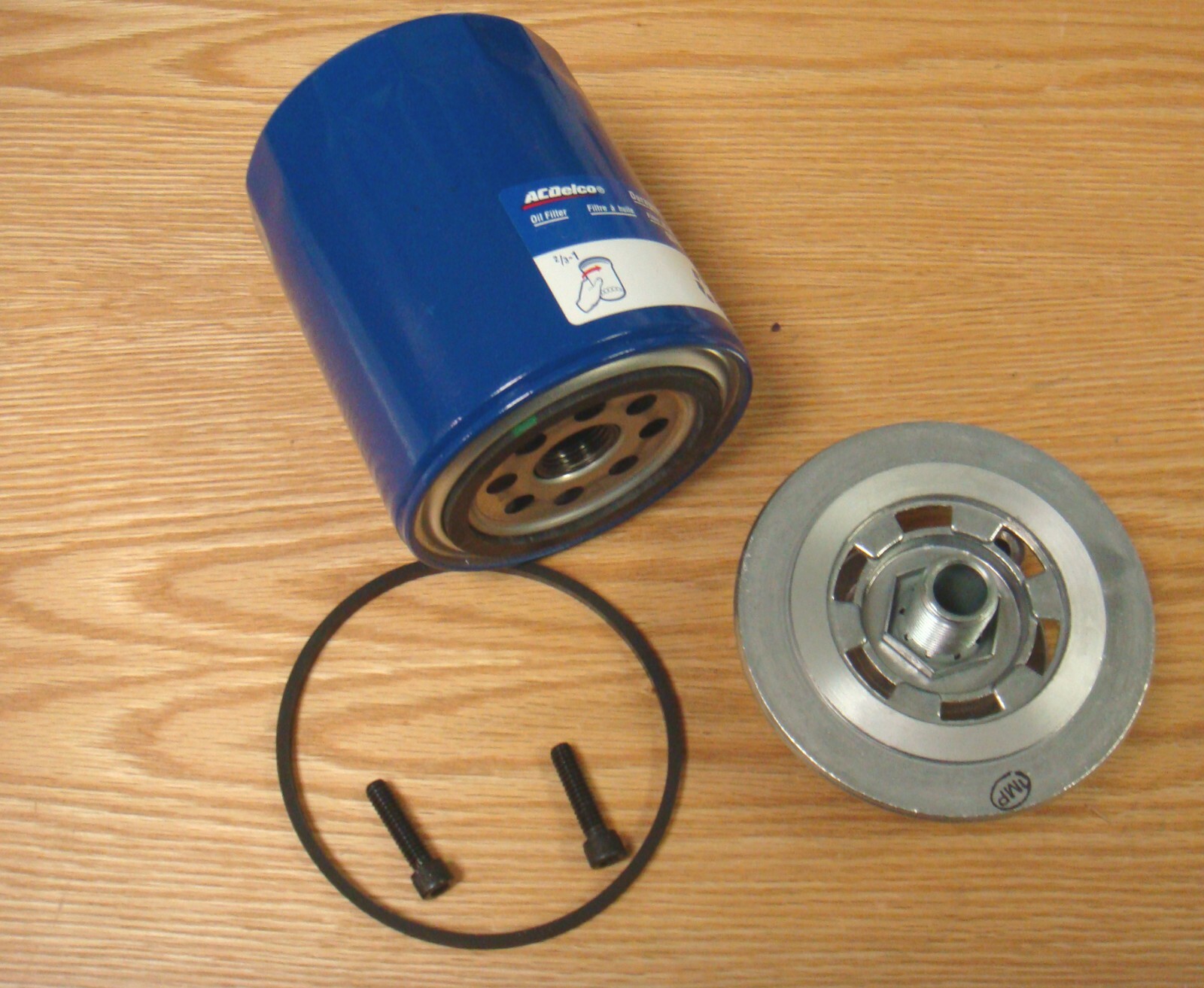 1956 1957 58-67 CHEVY V-8 SPIN ON OIL FILTER CONVERSION KIT including ...