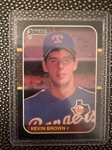 1987 Donruss Baseball Kevin Brown Rookie RC #627 Rangers MINT | eBay