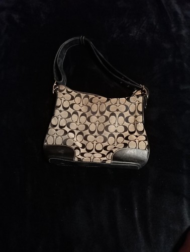 Coach Black and Grey Signature HOBO Bag J2K-6347 Deal! | eBay