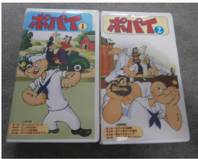Popeye japanese movie VHS 2set anime japan | eBay