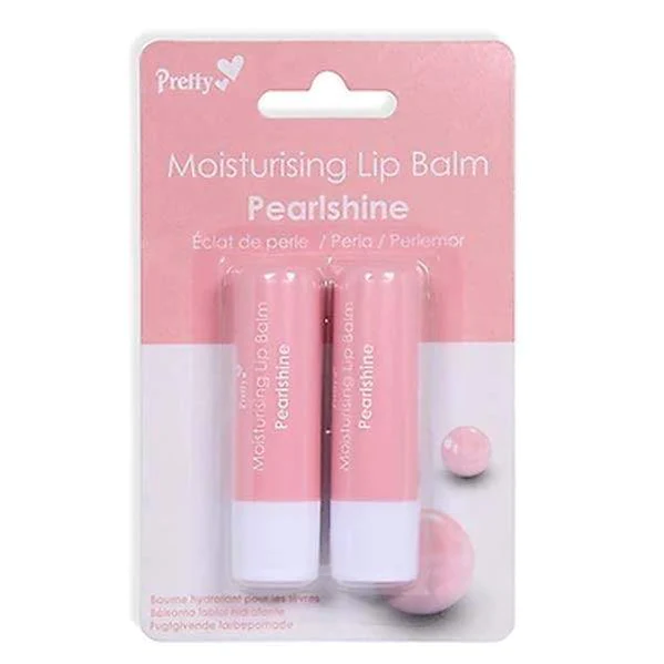 2 x Pretty Moisturising Lip Balms Flavoured Repair Protect Heat Cold ...