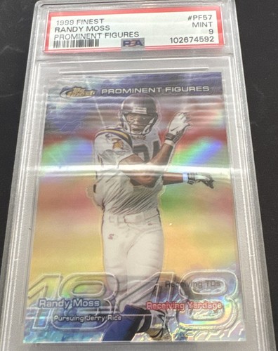 1998 topps Finest Randy Moss Prominent Figures Refractor /1848…PSA 9 | eBay