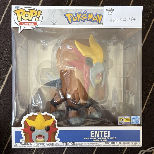 Funko Pop! Entei 10” 2025 SDCC Convention Exclusive Pokemon | eBay