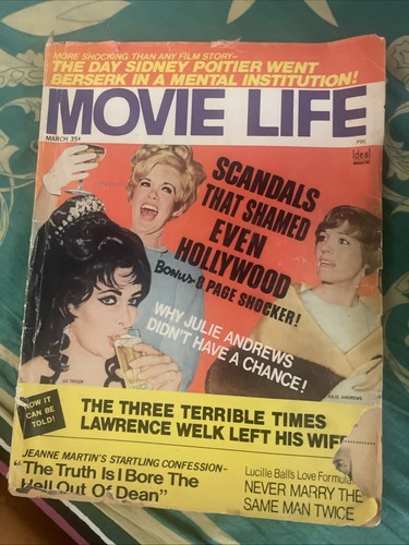 MAG: Movie Life 3/1969-clint Eastwood-Liz Taylor-Bill Cosby-Jane Fonda ...