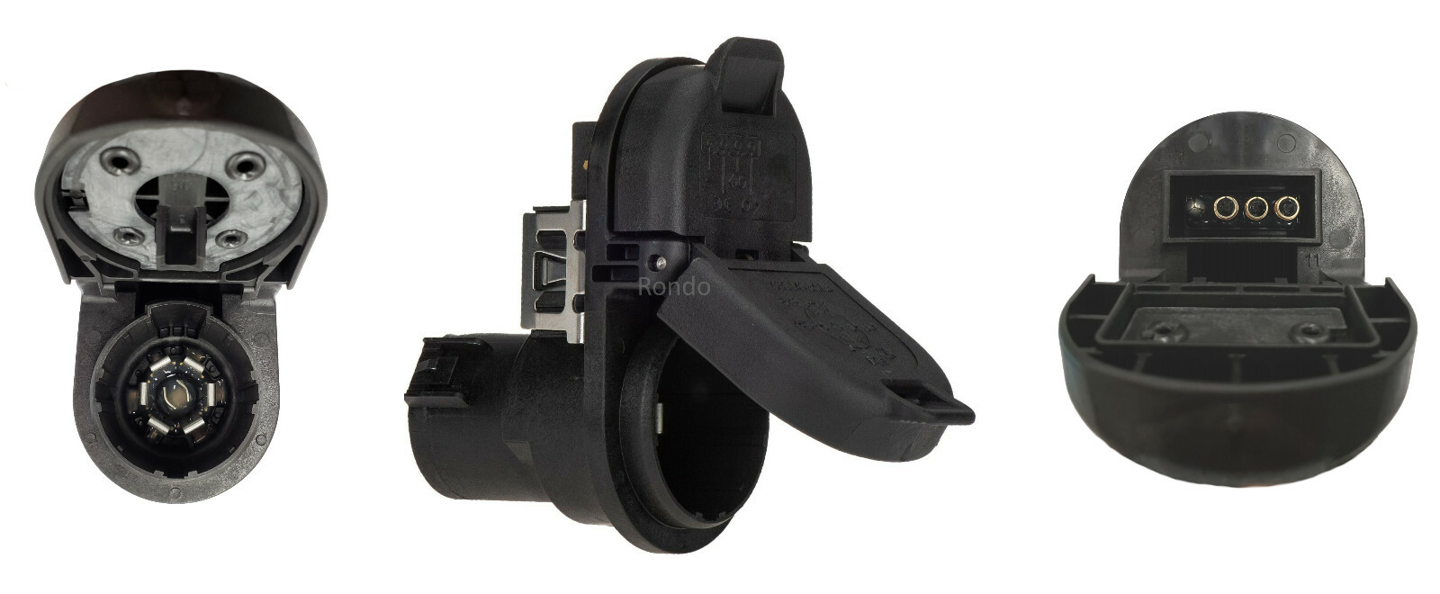 Ford Pollak OEM Replacement 7 Pin & 4 Pole Trailer Wiring Plug Hopkins ...