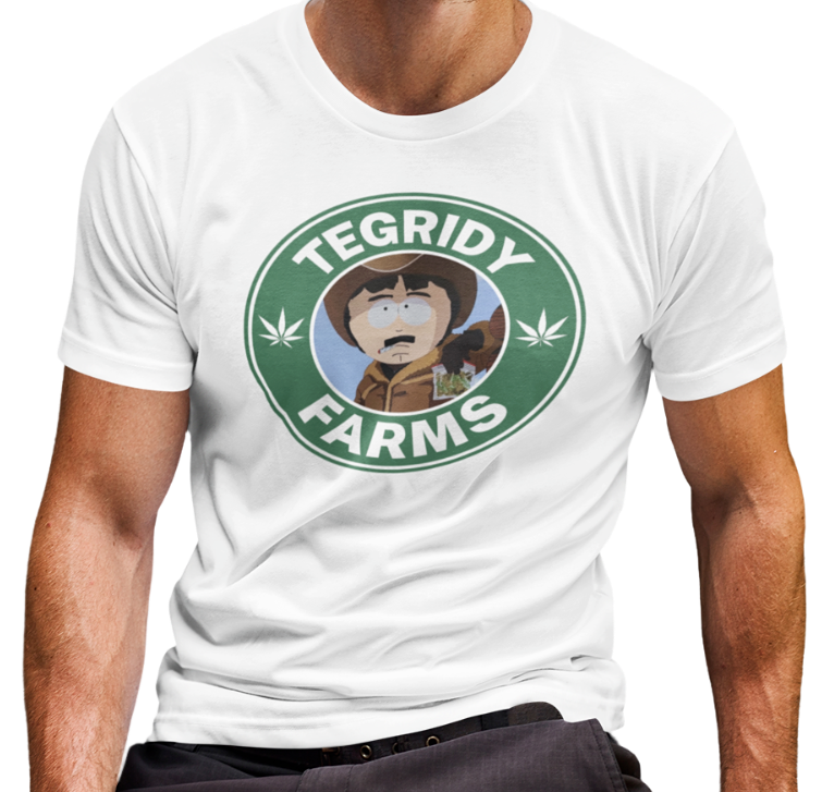 Tegridy Farms SHIRT Funny South Park Randy Marsh Towelie Christmas Fun ...