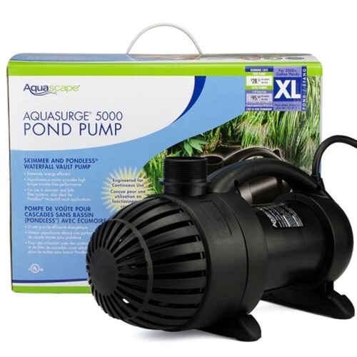 Aquascape AquaSurge 5000 20000L/hr Pump for Ponds Skimmers or ...