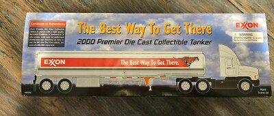 Exxon die cast collectible toy tanker truck *new in original packaging ...