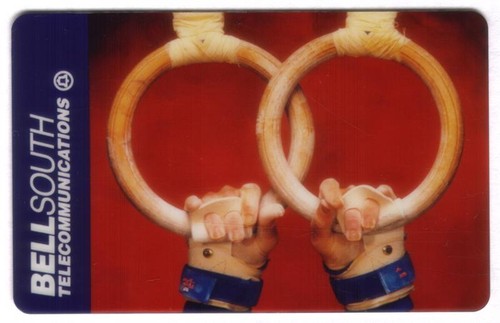 Bellsouth Gymnastique Anneaux Prototype Spécimen Téléphone Carte | eBay