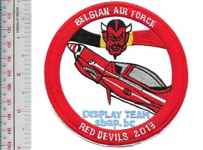 Aerobatic Belgium Air Force RBAF Red Devils Demonstration Team 2013 vel ...