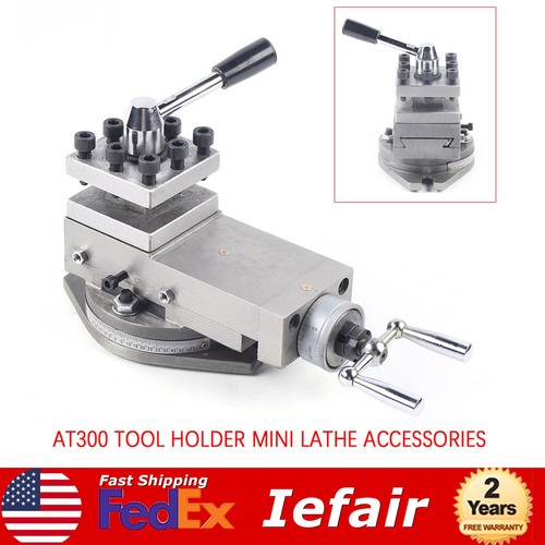 Metal Lathe Machine Tool Holder 80mm Universal AT300 Lathe Tool Post ...