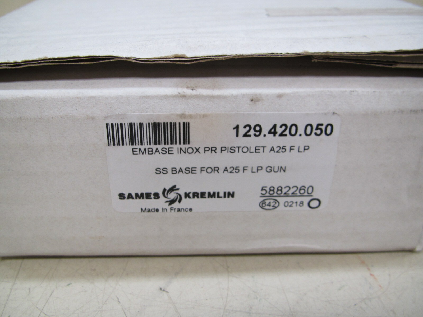 Sames Kremlin 129.420.050 Stainless Steel Base for A25 Flowmax Gun New ...