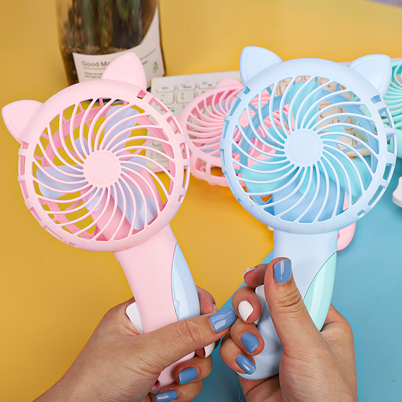 Summer Fan Adorable Energy-saving Portable Pure Manual Cooling Fan ...