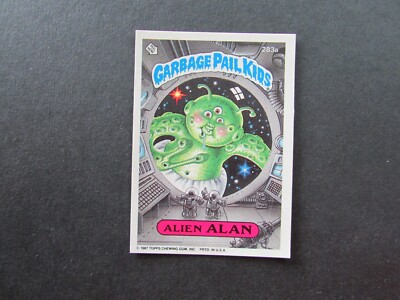 1987 Topps Garbage Pail Kids 7th Series 7 Card 283a Alien Alan | eBay