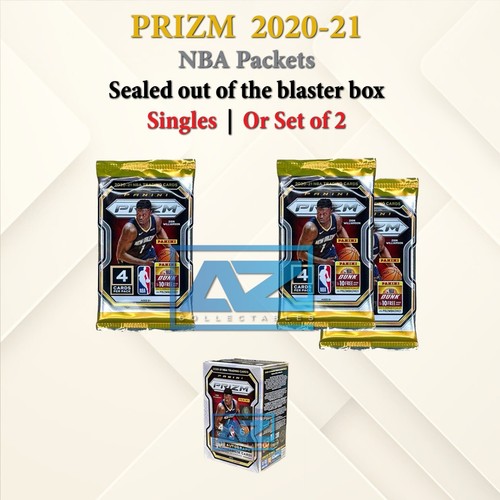 2020-21 Prizm NBA Blaster Box Pack Panini Basketball Trading Cards 1 OR ...