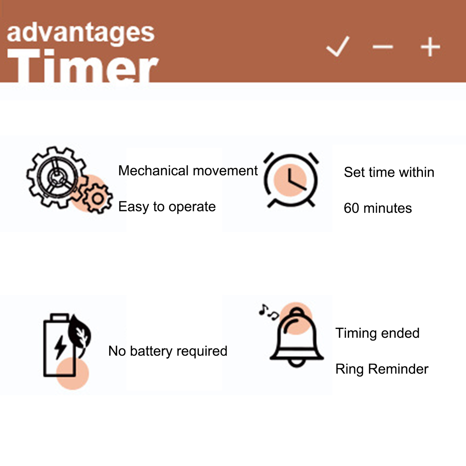 Multifunctional Timer Student Study 60-minute Cartoon Pencil Mechanical ...