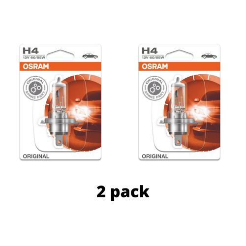 2x OSRAM Sylvania OEM H4 9003 Ampoules Lampes (64193) Lampes 60/55W ...