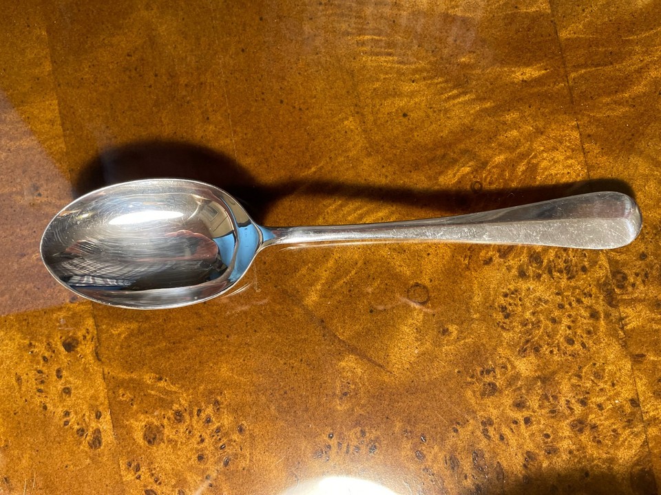 Lot of four English Sterling RAT TAIL OVAL SOUP SPOONS-8 Inch | eBay