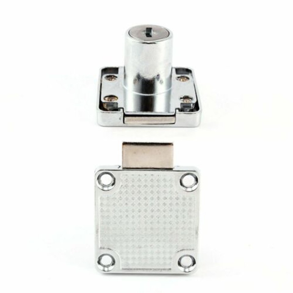 Key Lock for Drawer Cabinet with 2 Sets of 4 Keys Easy to Install and ...