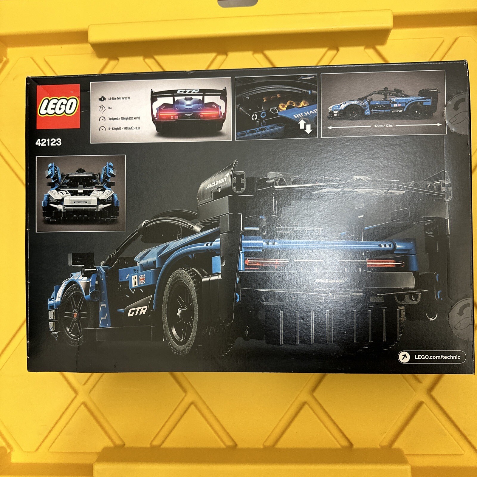 LEGO Technic McLaren Senna GTR 42123 Model Building Kit (830 Pieces ...