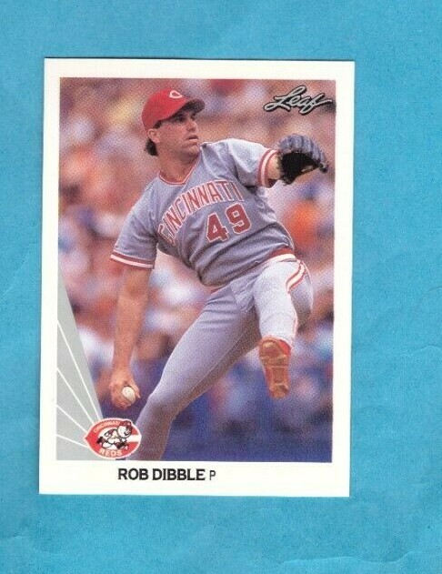 1990 Leaf baseball card #57 Rob Dibble Reds | eBay