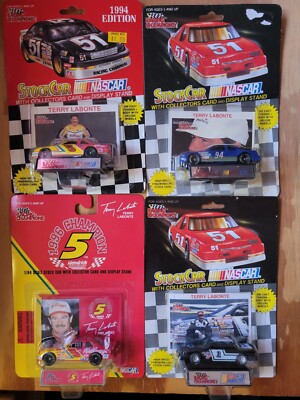 LOT OF 4 Terry Labonte #94 Sunoco, #1 Majik, #5 Kellogg's 1/64 Racing ...