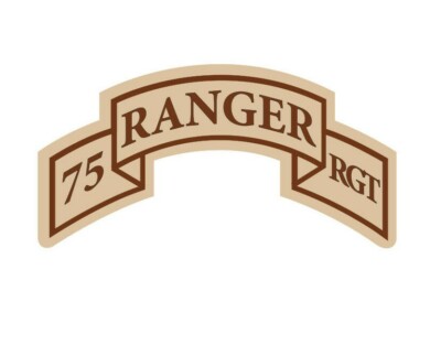 75th Ranger Regiment Tab Desert Camo Vinyl Decal Sticker US ARMY | eBay