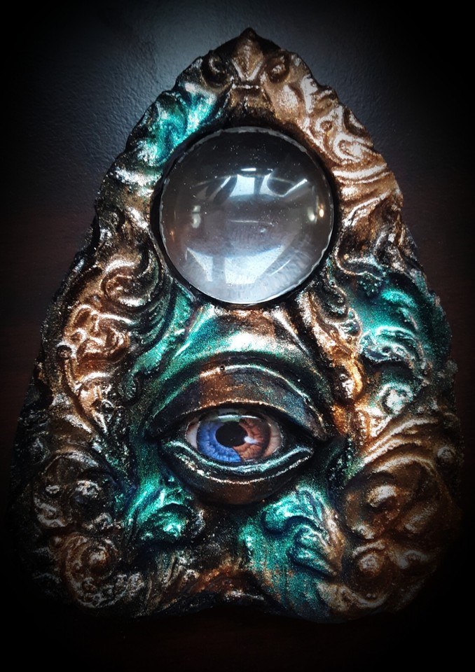 Custom Designed Ouija Planchette with Resin Eye FREE SHIPPING | eBay