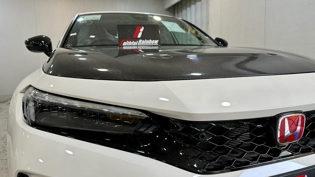 Real Carbon Fiber front hood bonnet fit for Honda 2023 Civic Type-R FL5 ...