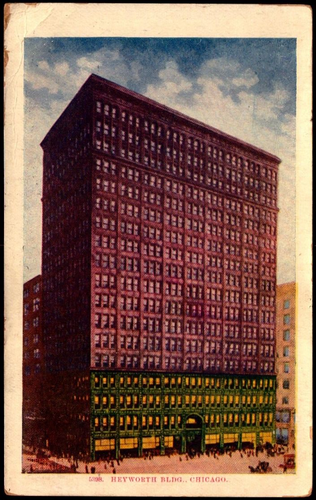 Postcard IL Chicago Illinois Heyworth Building 1908 A5 | eBay