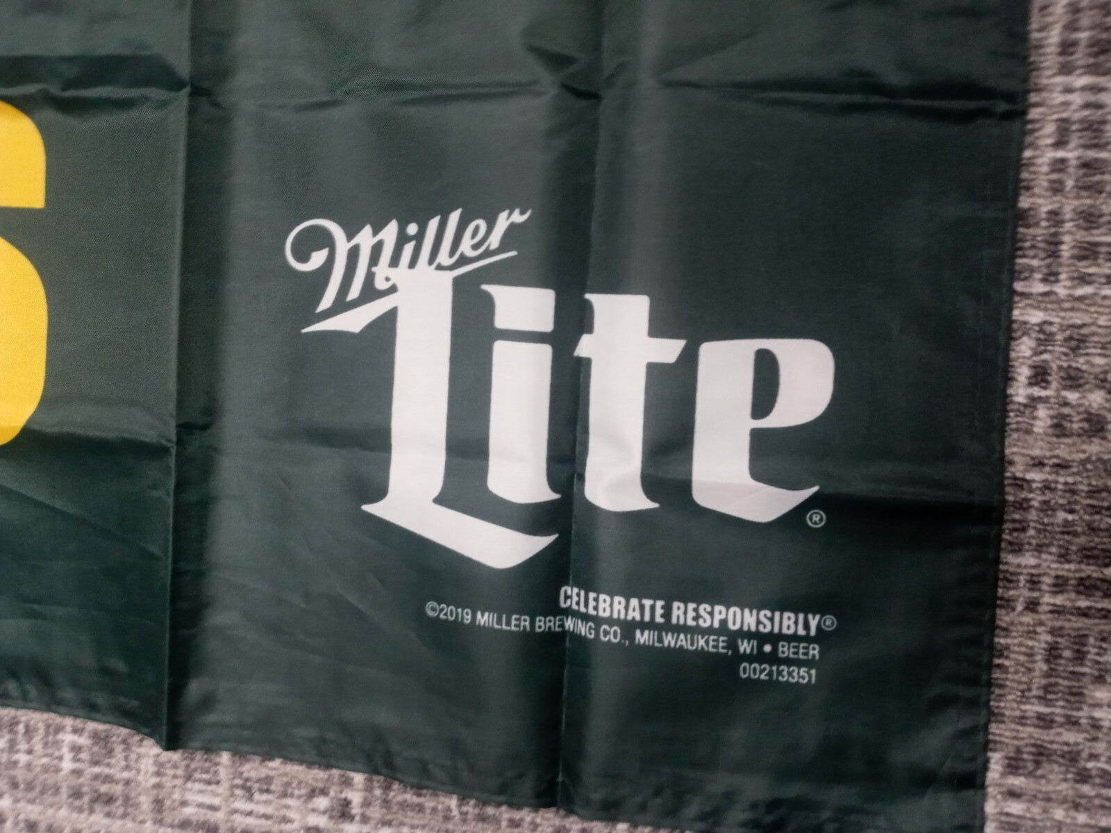 2019 Miller Lite Green Bay Packers Banner Flag 30” X 50” NFL New | eBay