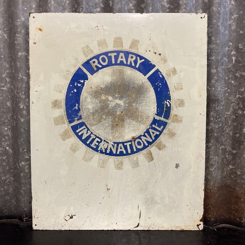 Rotary Club International Vintage Tin Sign for Old Advertising ...