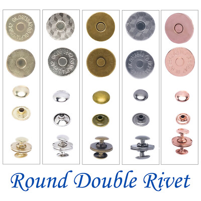 Double Cap Magnetic Rivets Snap Fastener Closures Button for ...