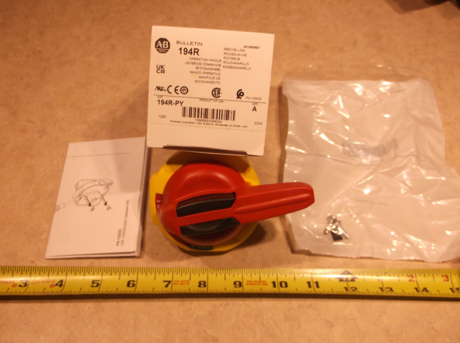 ALLEN BRADLEY 194R-PY ROTARY OPERATING HANDLE, C0197 | eBay