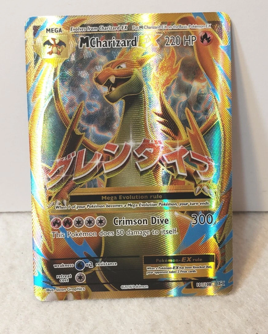 Pokemon Mega Evolution Charizard X Card