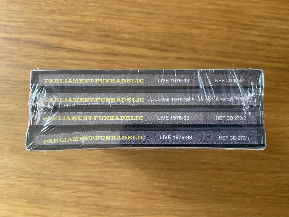 Parliament Funkadelic 4 CD Box Set Live 1976-93 New & Sealed Sequel ...