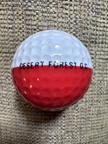 RARE Vintage Ping Promo White/Red Golf Ball Desert Forest Golf Club | eBay