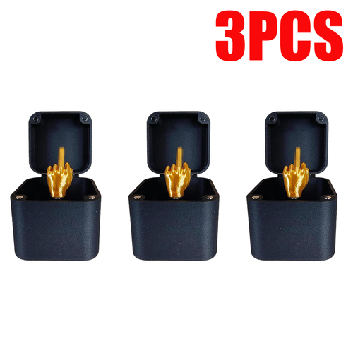 Middle Finger In A Box Funny Surprise Box Pop up Christmas Novelty Fun ...