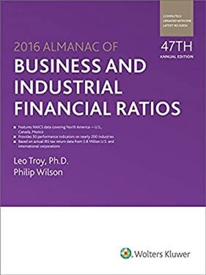 Almanac of Business and Industrial Financial Ratios 2016 Philip W | eBay