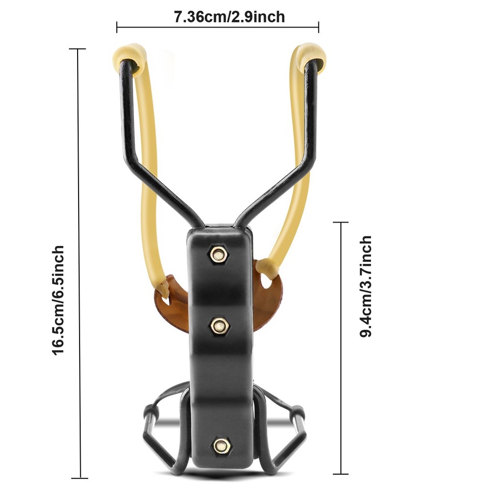 1PCS High Velocity Folding Wrist Slingshot Catapult Powerful Hunting ...