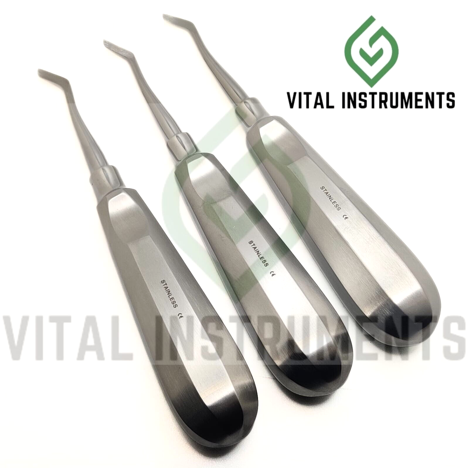 3 Pcs Dental Tooth Woodward Elevator Right #191 Surgical Instruments Stainless | eBay