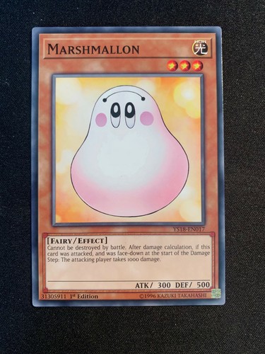 Marshmallon - YS18-EN017 - Yu-Gi-Oh Card - Codebreaker N/M | eBay