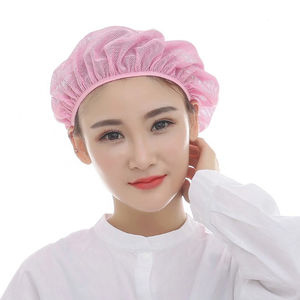 2X Hair Nets Hat Food Service Cooking Hygienic Cap Nets Elastic Mesh ...