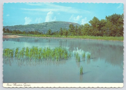 Stone Mountain Memorial Park & Lake Georgia~1969 Continental Postcard ...